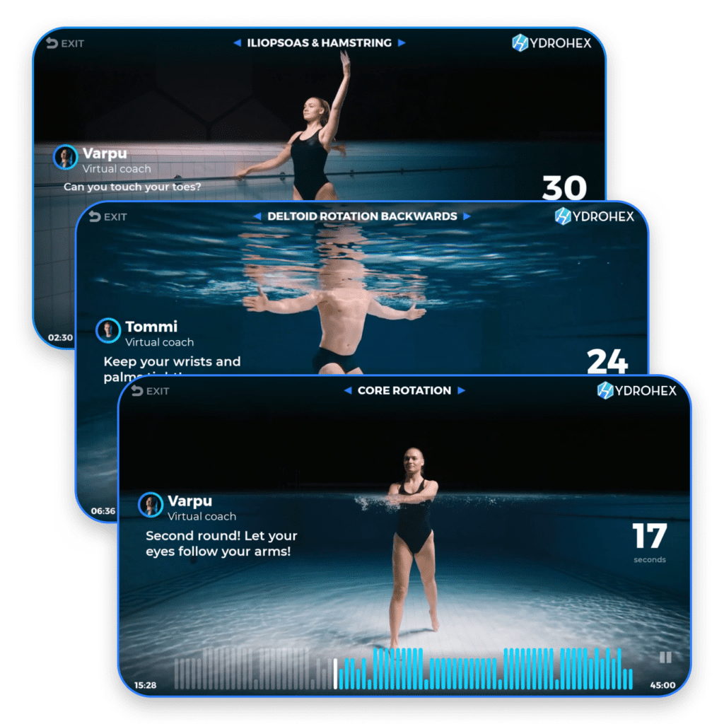 Aqua Fitness App for Your Home Pool | Hydrohex Home